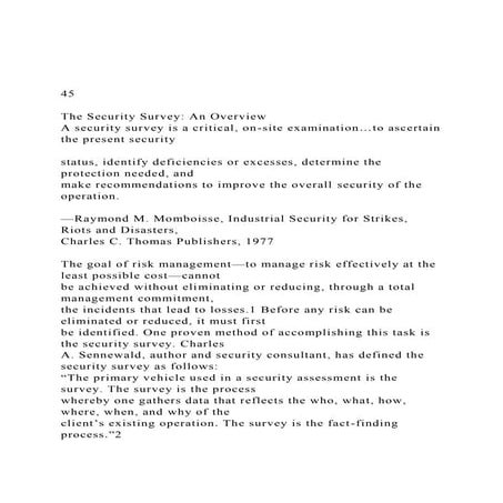 45The Security Survey An OverviewA security survey is a.docx