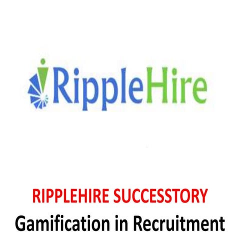 PWC success story - Gamification in recruitment - Manu Melwin Joy | PPTX