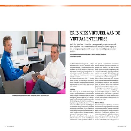 Virtual Enterprise | PDF | Remote Working | Careers