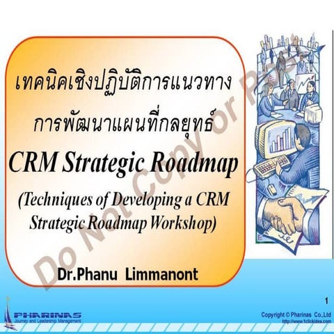 46. Technique of Developing a CRM Strategic Roadmap Demo | PPT