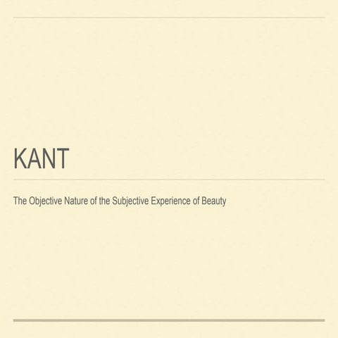 Kant | PPTX