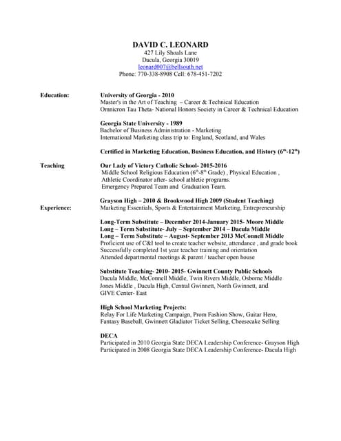 June 2016 Resume | DOCX | Business | Business and Finance