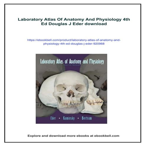 Laboratory Atlas Of Anatomy And Physiology 4th Ed Douglas J Eder | PDF
