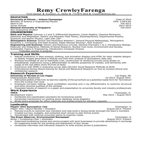 Resume' Remy | PDF