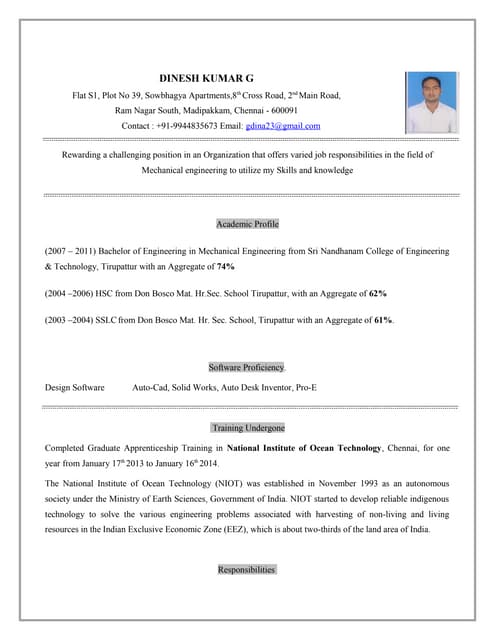 Dinesh Kumar presentations