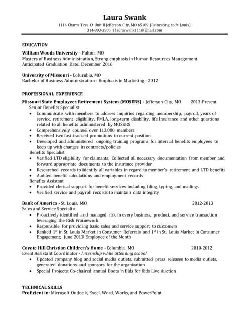 Kurt Walker Resume 0010516 | PDF