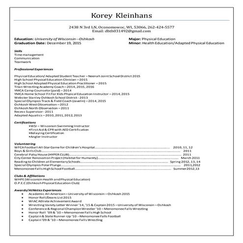 Resume January 2016 | DOCX