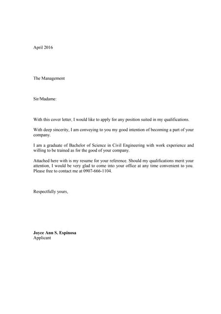 Sample Resume for OJT | DOCX