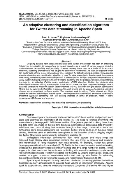 An Adaptive Clustering And Classification Algorithm For Twitter Data 5390