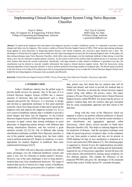 Disease prediction using machine learning | PPT