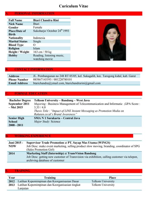 CURRICULUM VITAE | DOC