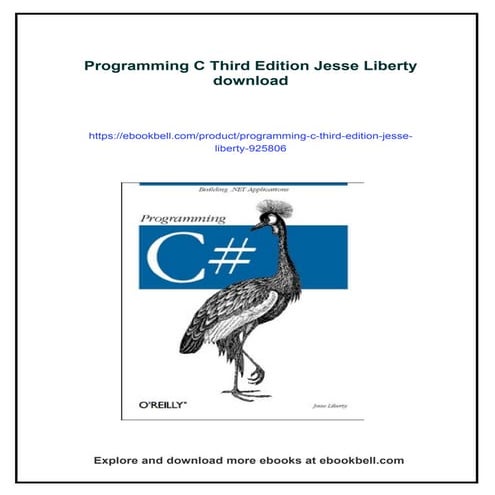 Programming C Third Edition Jesse Liberty | PDF