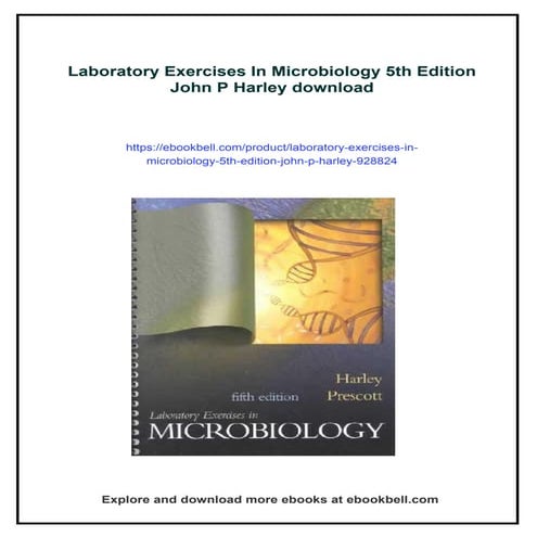 Laboratory Exercises In Microbiology 5th Edition John P Harley | PDF