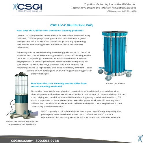 CSGI UV FAQ Apr 2015 | PDF