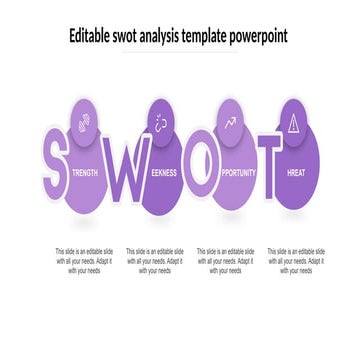 46497-editable swot analysis template powerpoint-purple.pptx