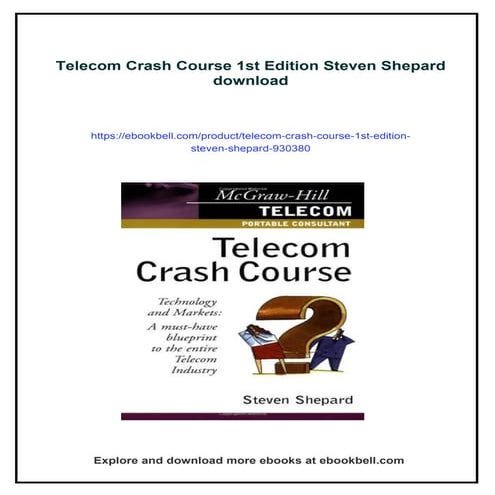 Telecom Crash Course 1st Edition Steven Shepard | PDF