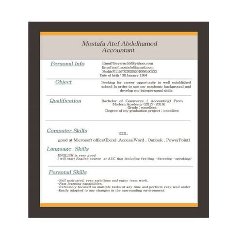 MOSTAFA ATEF CV | PDF