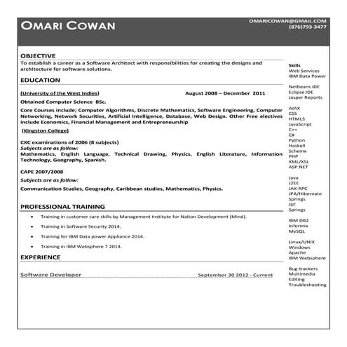 Mostcurrent_resume2016 | PDF