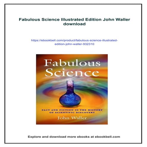 Fabulous Science Illustrated Edition John Waller | PDF