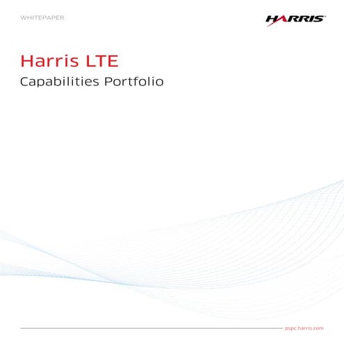 WP1402 - Harris LTE_Portfolio | PDF | Computer Networking | Computing