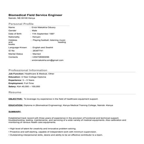 Erick official resume.Rtf