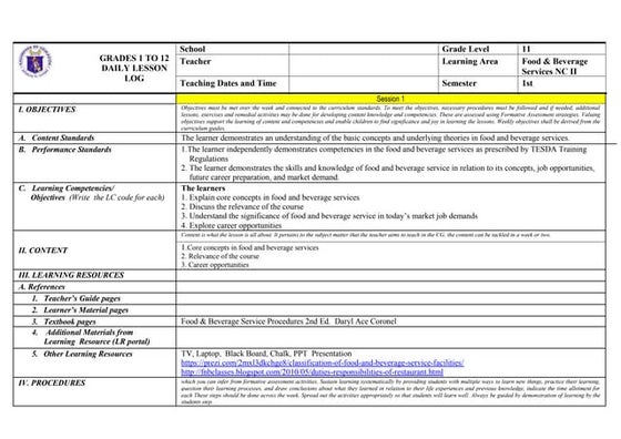 CURRICULUM MAP GRADE 9 TLE (1ST QUARTER).docx | Education