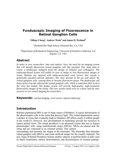 Design of imaging system of fundus camera.pdf