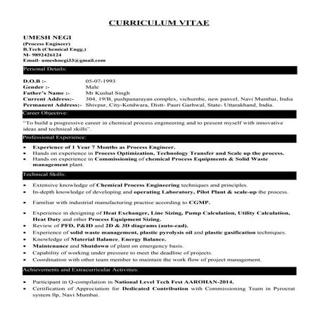 cv_umesh negi | DOC