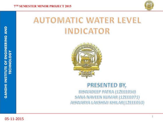 report on rain alarm project | PDF