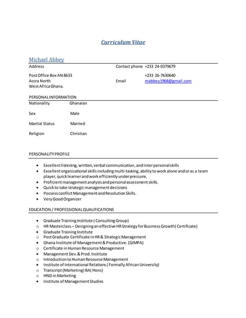 Terry - Resume | PDF