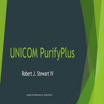 UNICOM PurifyPlus | PPTX