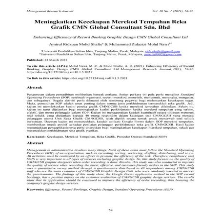 Meningkatkan Kecekapan Merekod Tempahan Reka Grafik CMN Global ...
