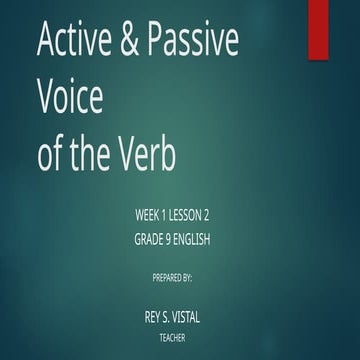 Active-Passive-Voice-pptx.pptx xxxxxxxxx | PPT