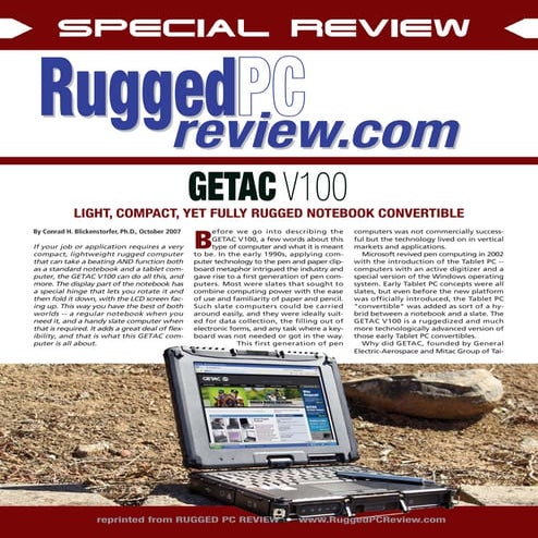 GETAC_V100 | PDF