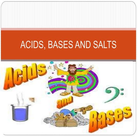 Ncert class 10 - science - chapter 2 - acids, bases and salts | PPTX