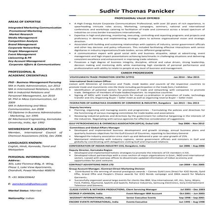 Sudhir_Panicker_Profile | PDF