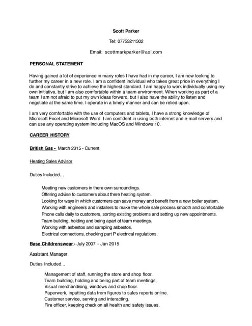 Matthew Wood CV | DOCX