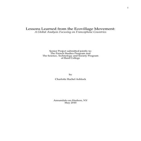 The_Ecovillage_Movement_Undergraduate_Thesis_by_Charlotte_Ashlock | PDF