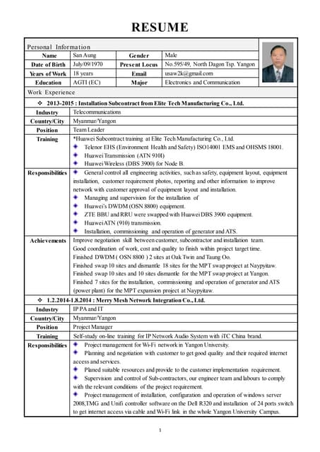 TRK CV form | DOCX