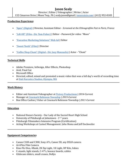 JUSTIN COLLINS Resume | DOCX