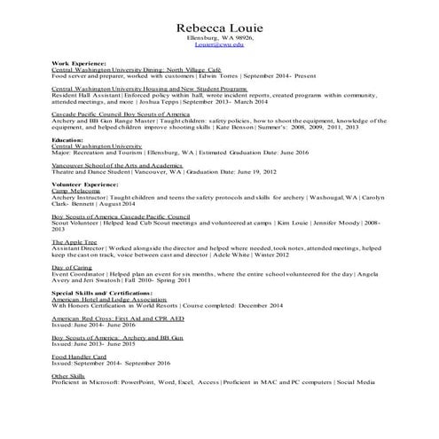 Letsche resume 7 | DOC