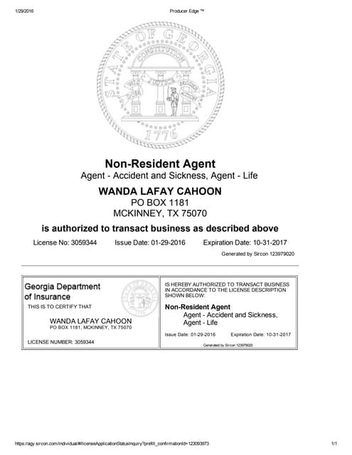 PropertyCasualtyLicense | PDF