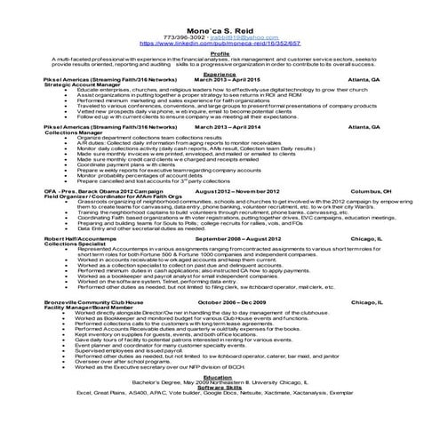 DiOnne Dantzler Resume | DOCX