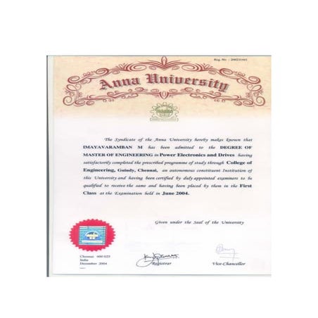 PG Certificate | PDF