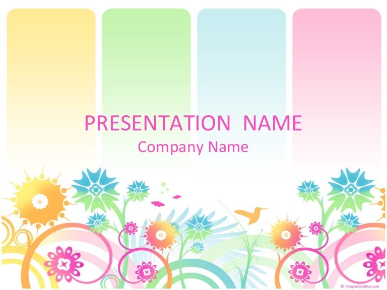 Power Point Templates - 46 flowers