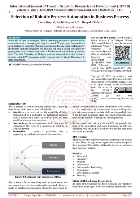 Robotic Process Automation Rpa Ppt