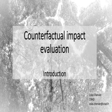 Introduction of impact evaluation: What is it and how is it done? | PDF ...