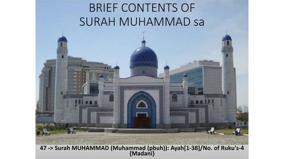 13 contents of surah al ra'd | PPTX