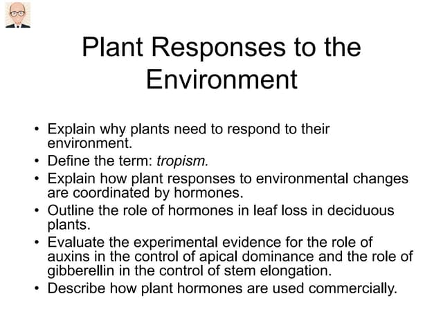 Plant responses to the environment | PPT