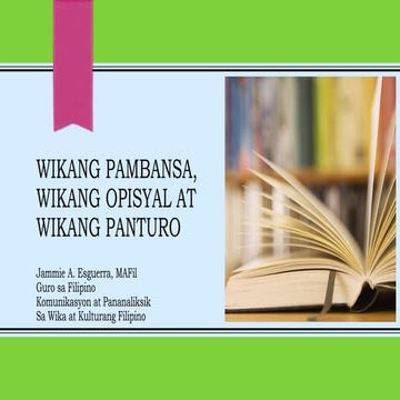 Wikang Panturo